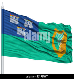 Dublin City Flag on Flagpole Stock Photo - Alamy