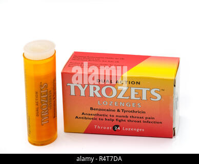 Antibiotic tablets in packaging Stock Photo - Alamy