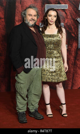 Peter Jackson with his daughter Katie Jackson The Hobbit: An Stock ...