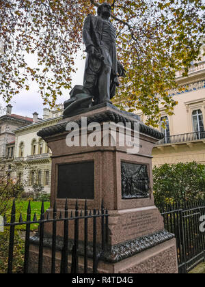 Sir John Franklin memorial,Waterloo Place, London, England, UK,GB Stock ...