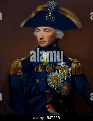 Lord Nelson. Portrait of Rear-Admiral Sir Horatio Nelson, attributed to ...