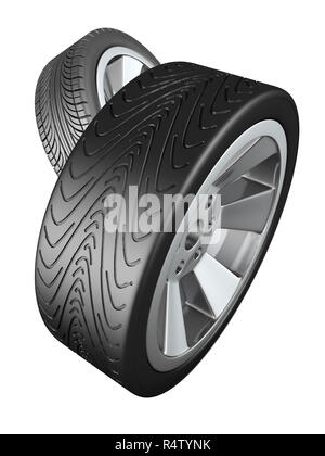 High tech airless wheel Stock Photo - Alamy
