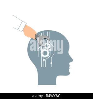 NLP - Neuro linguistic programming, medical concept. Vector stock ...