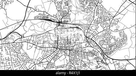 Urban vector city map of Colchester, England Stock Vector Image & Art ...