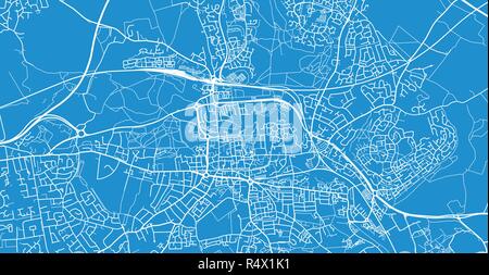 Urban vector city map of Colchester, England Stock Vector Image & Art ...