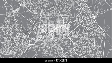 Urban vector city map of Swindon, England Stock Vector Image & Art - Alamy