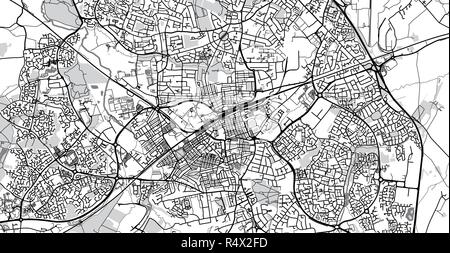Urban vector city map of Swindon, England Stock Vector Image & Art - Alamy