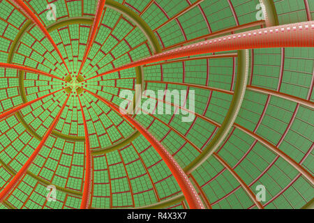 Fractal star or sun fantasy. Abstract solar pattern. Innovation ...