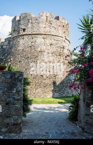 Castello Angioino Aragonese Castle, Agropoli, Italy Stock Photo - Alamy