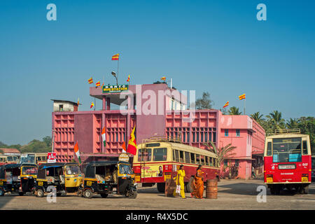 ksrtc bus stand, kollam, kerala, India, Asia Stock Photo - Alamy
