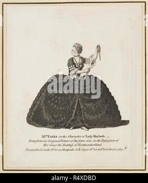 Mrs Yates in the character of Lady Macbeth Stock Photo - Alamy