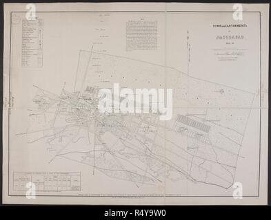 Town and Cantonments of Jacobabad. A general survey of India carried ...