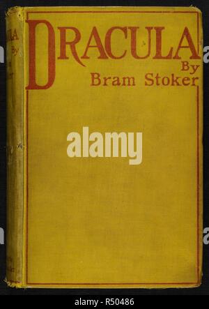 Bram Stoker - Dracula - Book cover, white background, studio setup ...