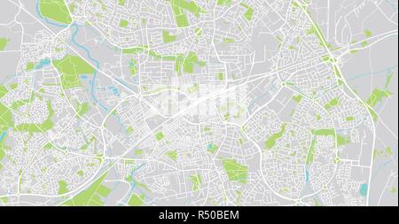 Urban vector city map of Swindon, England Stock Vector Image & Art - Alamy