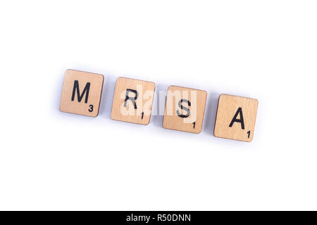 The abbreviation MRSA - Methicillin-resistant Staphylococcus aureus ...