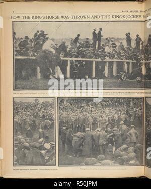 At the Derby in June 1913 a Suffragette called Emily Davison threw ...