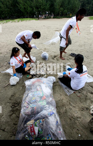 International Coastal beach cleanup day activity in La Guaira beach ...