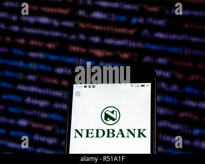 Nedbank logo seen displayed on smart phone Stock Photo - Alamy