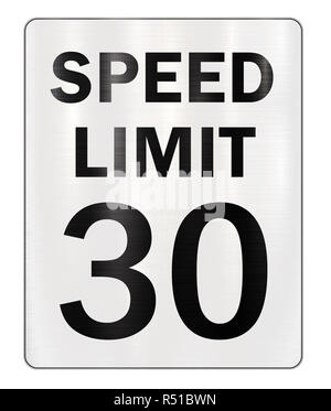 road sign speed limit of 30 forms heart Stock Photo - Alamy