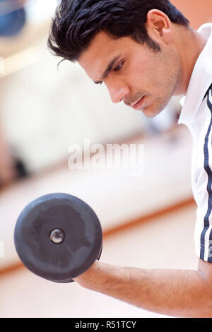 Man tilting head down, side view, close-up, black and white Stock Photo ...