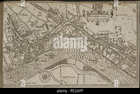16th Century Map of London by John Norden (1548-1625) English ...