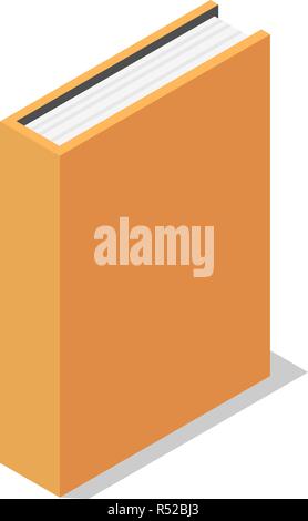 yellow text book isometric icon Stock Vector Image & Art - Alamy