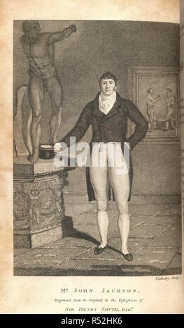Mr John Jackson (1769-1845). Pugilist/Boxer. Portrait. Known as ...