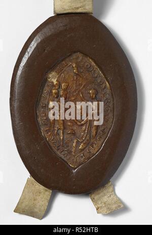 The seal of Stephen Langton, Archbishop of Canterbury (1207â€“28 ...