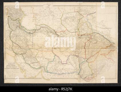 Map of Central Asia by J Arrowsmith Stock Photo - Alamy