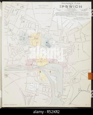 Insurance plan of Ipswich, Suffolk. Insurance plan of Ipswich, Suffolk ...