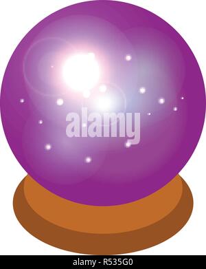 Magic ball icon isometric vector. Nature botany. Floral garden Stock ...