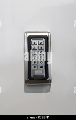 A numeric keypad lock Stock Photo - Alamy