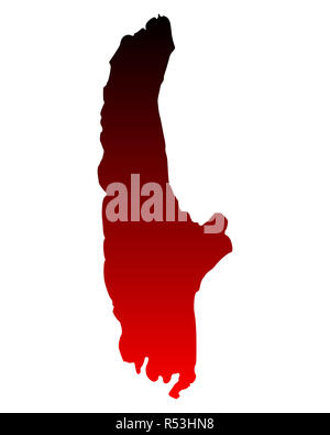 Map of Lake Ammersee Stock Photo - Alamy