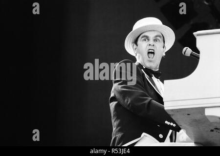 "Summer of 84" Elton John concert at Wembley Stadium, during the ...