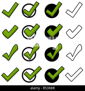 collection green hooks Stock Photo - Alamy