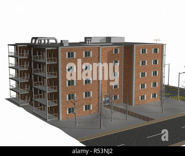 block of flats released Stock Photo - Alamy