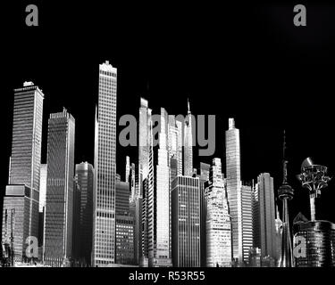 Virtual Abstract Landscape Stock Photo - Alamy