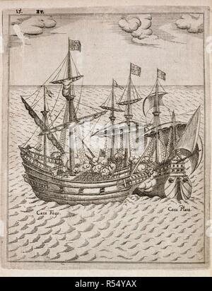 The capture of the Cacafuego, the Spanish treasure-ship, by Sir Francis ...