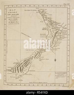 "Map of the Coast of NEW ZEALAND discovered in the Years 1769 and 1770 ...