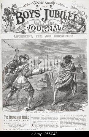 The Mysterious Mask. (A Story of Old London Stock Photo - Alamy