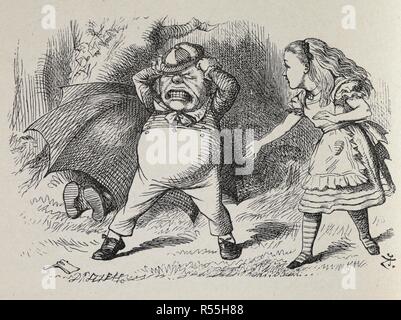Tweedledee and Tweedledum 'Through the Looking Glass' identical twins ...