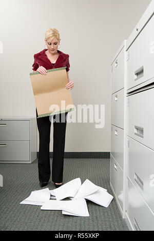 Picture of a careless young caucasian woman Stock Photo - Alamy