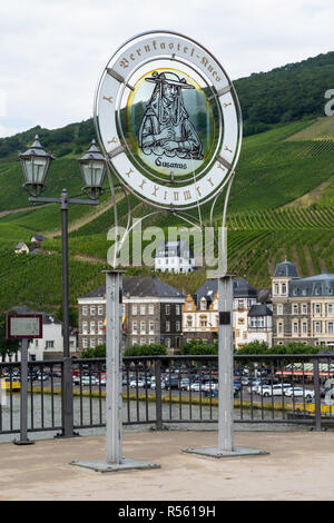 Bernkastel-Kues, Germany. Sundial in Honor of Nikolaus Cusanus, 15th ...