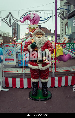 Leicester City Winter Wonderland Stock Photo - Alamy