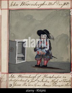 Drawings of Human Prodigies - 'Drawing of John Worrenbergh, of ...