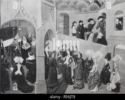 Clothing, Burgundian fashion in Flemish 15th-century illumination ...