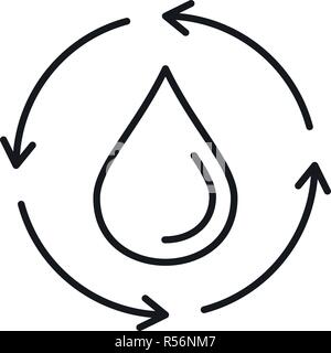 Black outline Universal Recycling Symbol Stock Vector Image & Art - Alamy