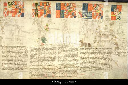 Arms of Richard Neville, Earl of Warwick, The Kingmaker Stock Photo - Alamy