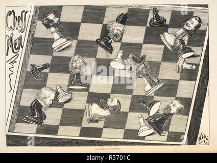 The Faces Of Chessmen Stock Photo - Alamy