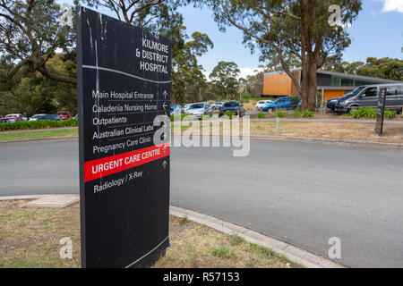 Kilmore & District Hospital Signs Stock Photo - Alamy